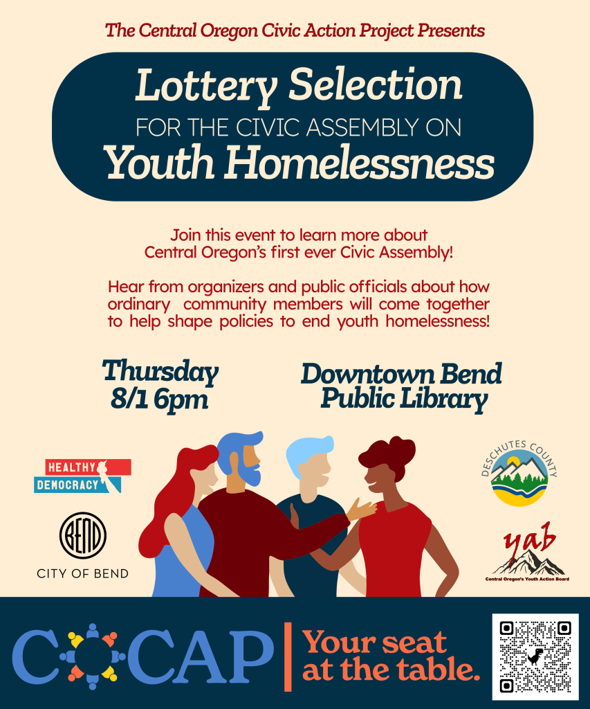 Invitation to participate in the Civic Assembly on Youth Homelessness ...